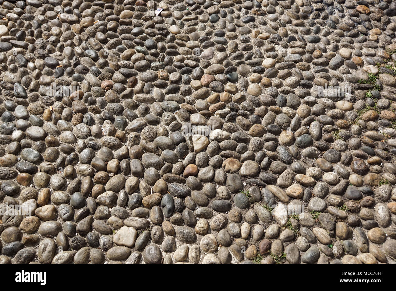 Floors on which pebbles are spread Stock Photo - Alamy