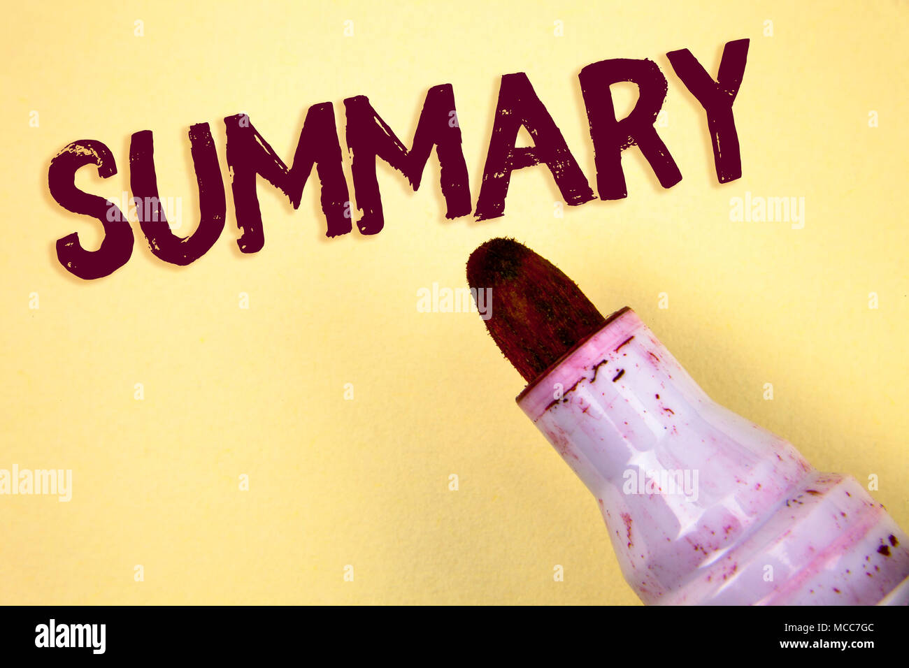 Summarizing up hi-res stock photography and images - Alamy