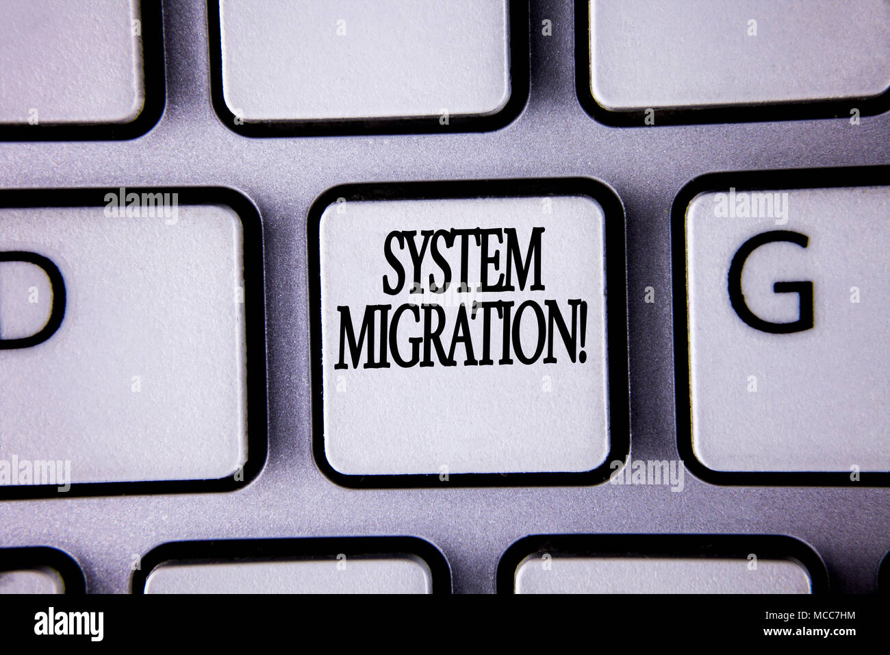 Text sign showing System Migration Motivational Call. Conceptual photo ...