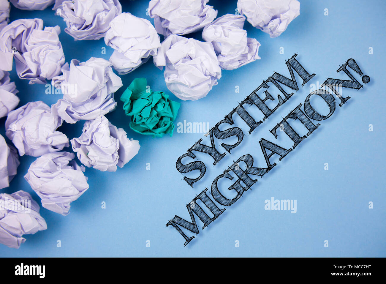 Text sign showing System Migration Motivational Call. Conceptual photo ...
