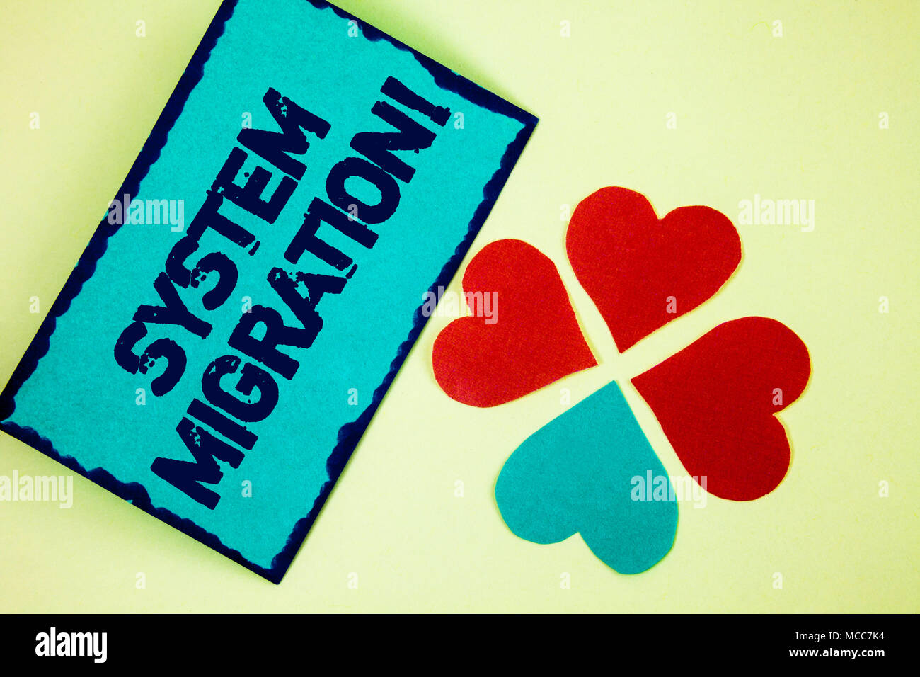 Word writing text System Migration Motivational Call. Business concept ...