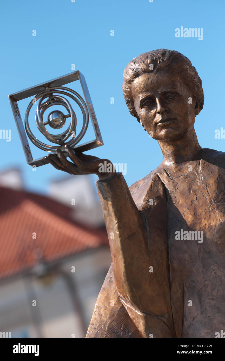 Marie curie monument poland hi-res stock photography and images - Alamy