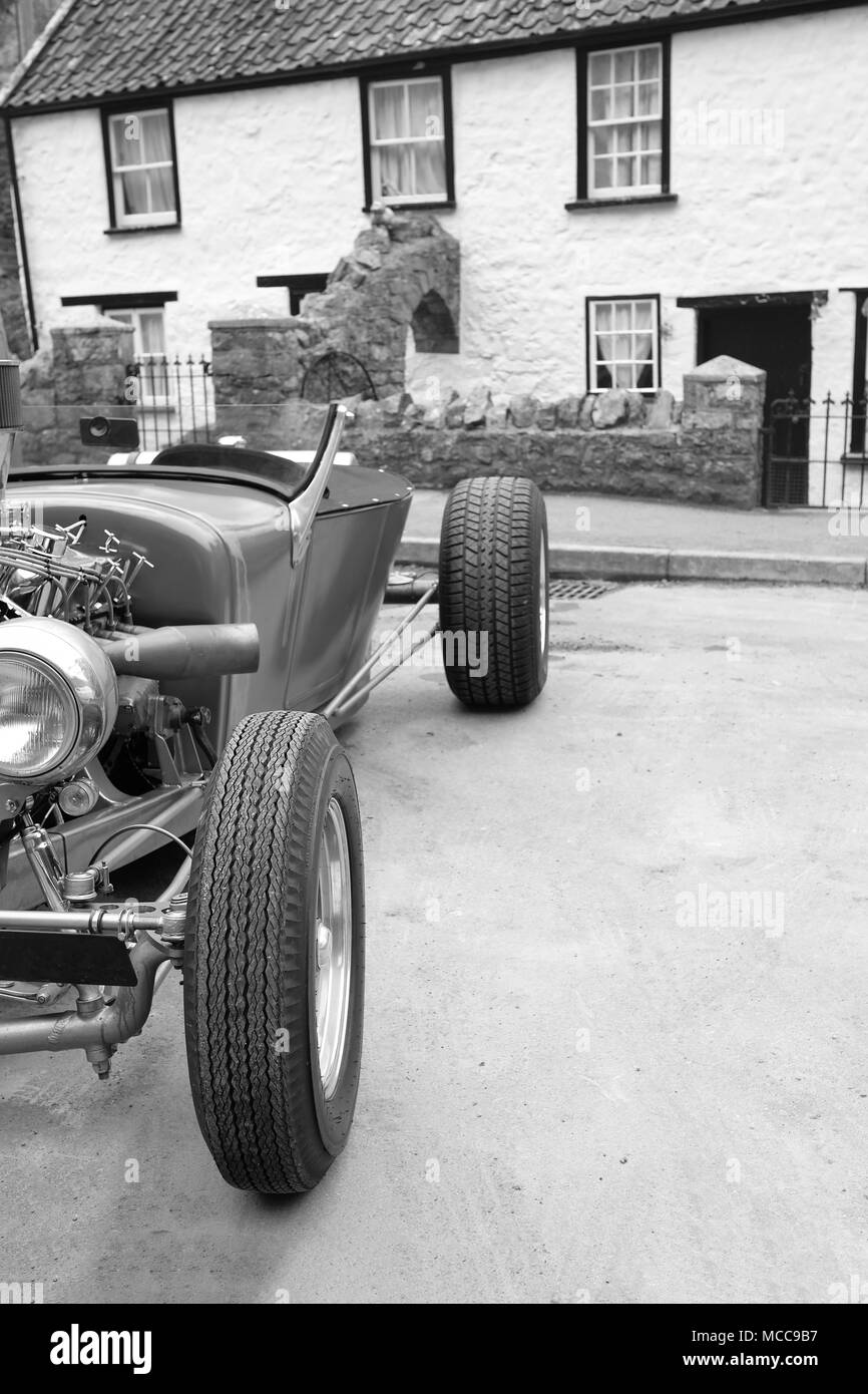 Ford hot rod v8 Black and White Stock Photos & Images - Alamy
