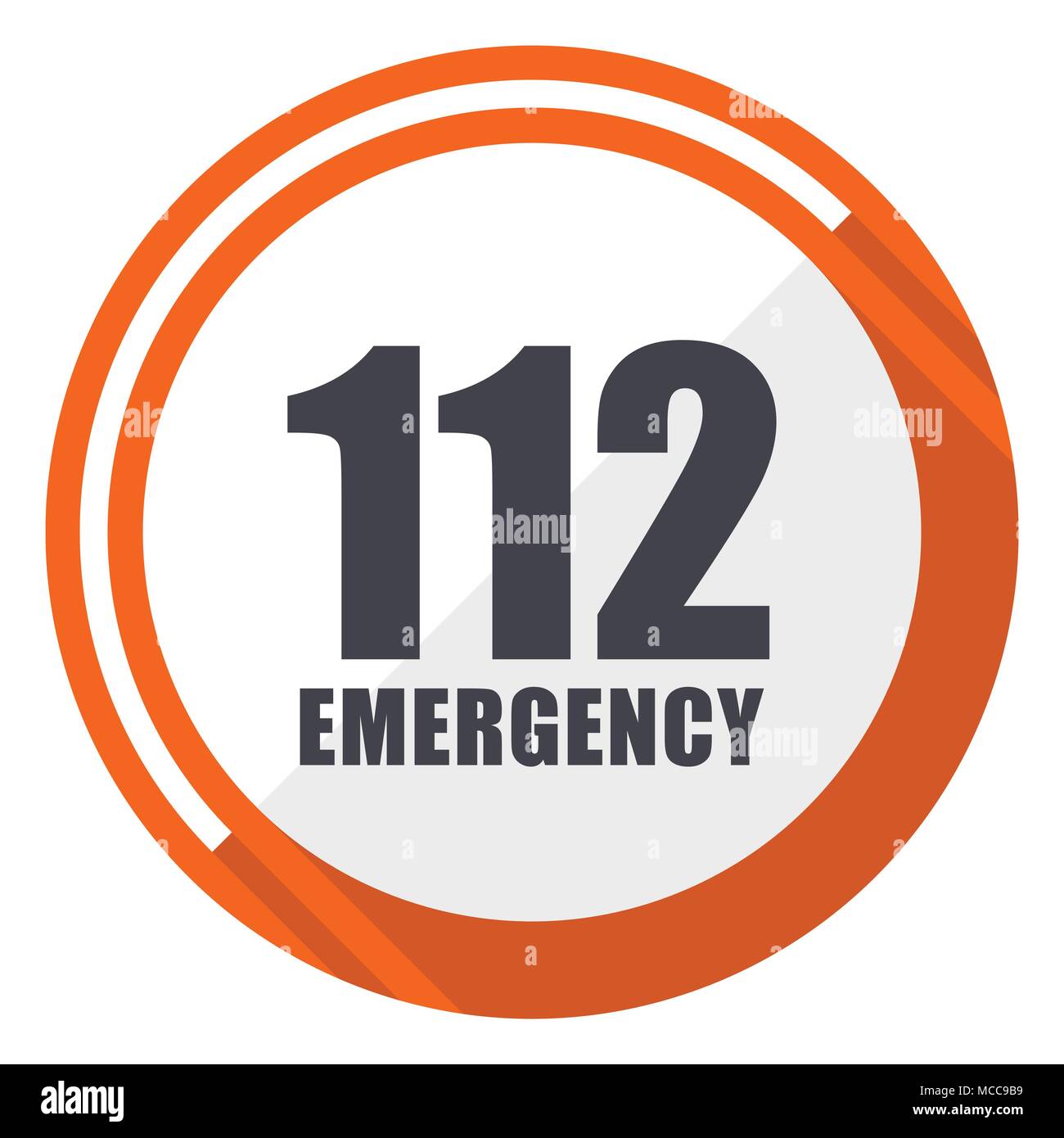 Emergency telephone sticker Stock Vector Images - Alamy