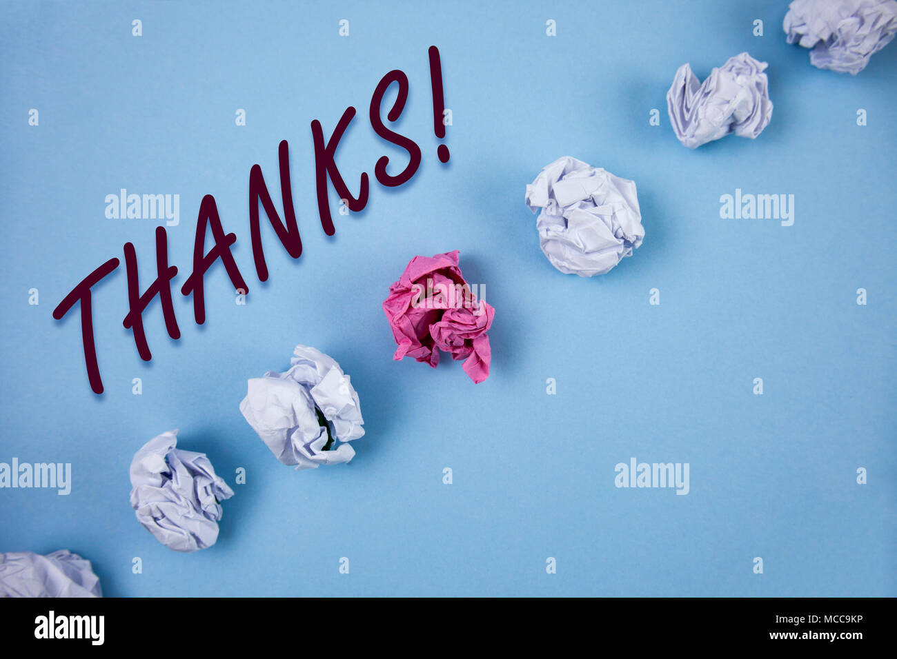 Handwriting text writing Thanks Motivational Call. Concept meaning ...