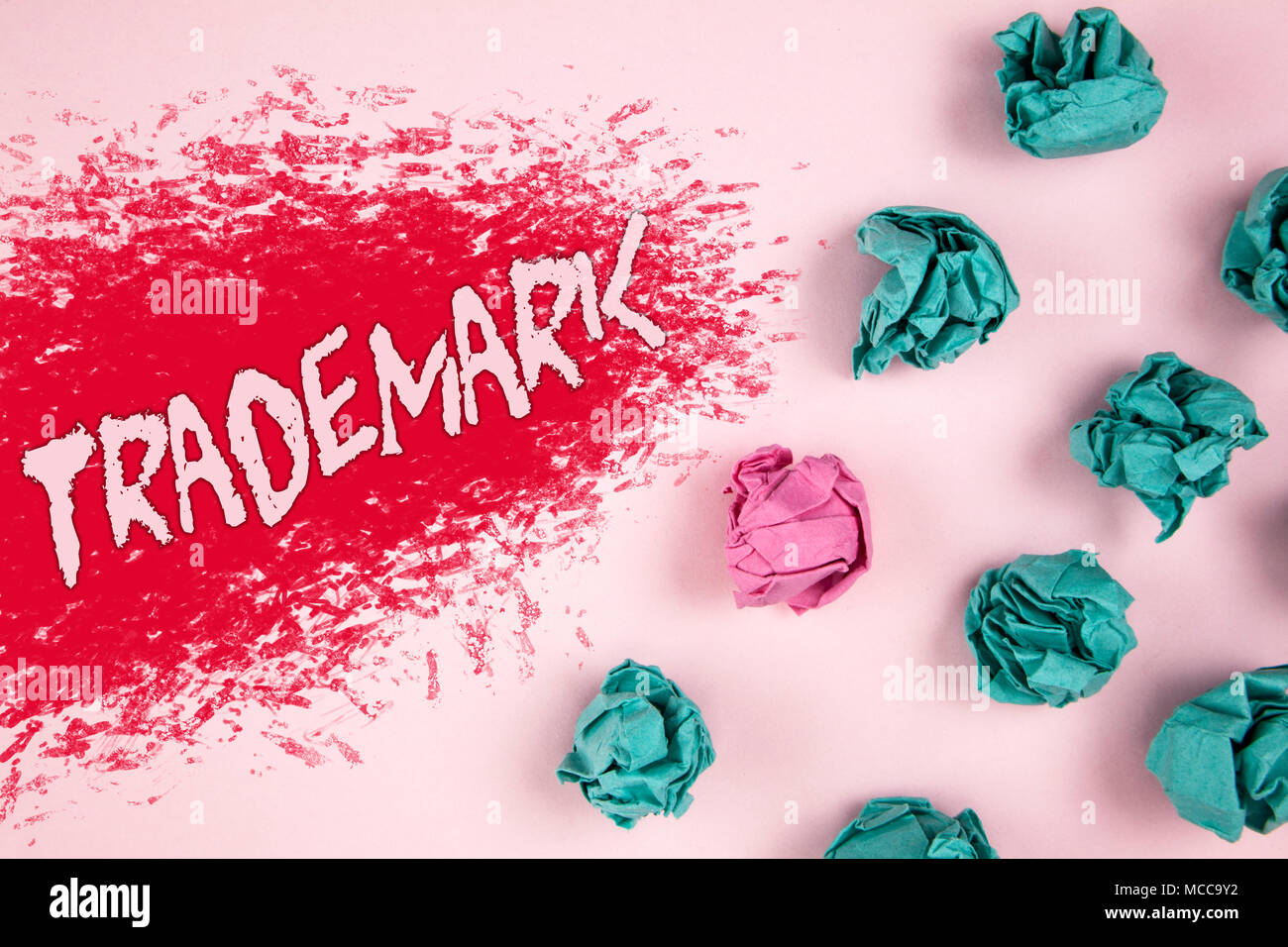 Writing note showing Trademark. Business photo showcasing Legally ...