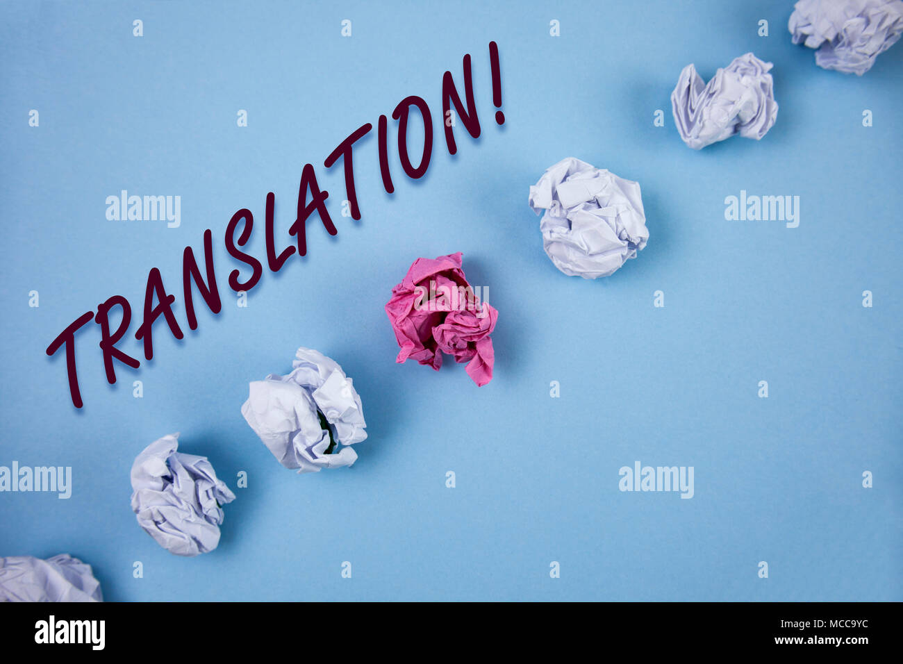 Handwriting text writing Translation Motivational Call. Concept meaning ...