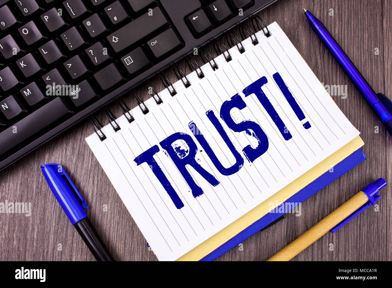 Word writing text Trust Motivational Call. Business concept for Belief ...