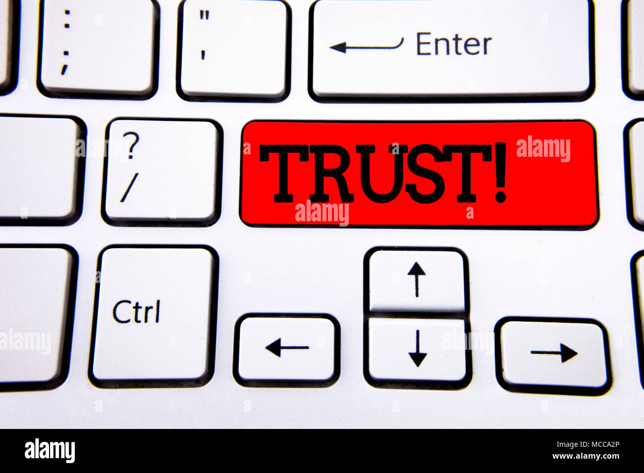 Writing note showing Trust Motivational Call. Business photo showcasing ...