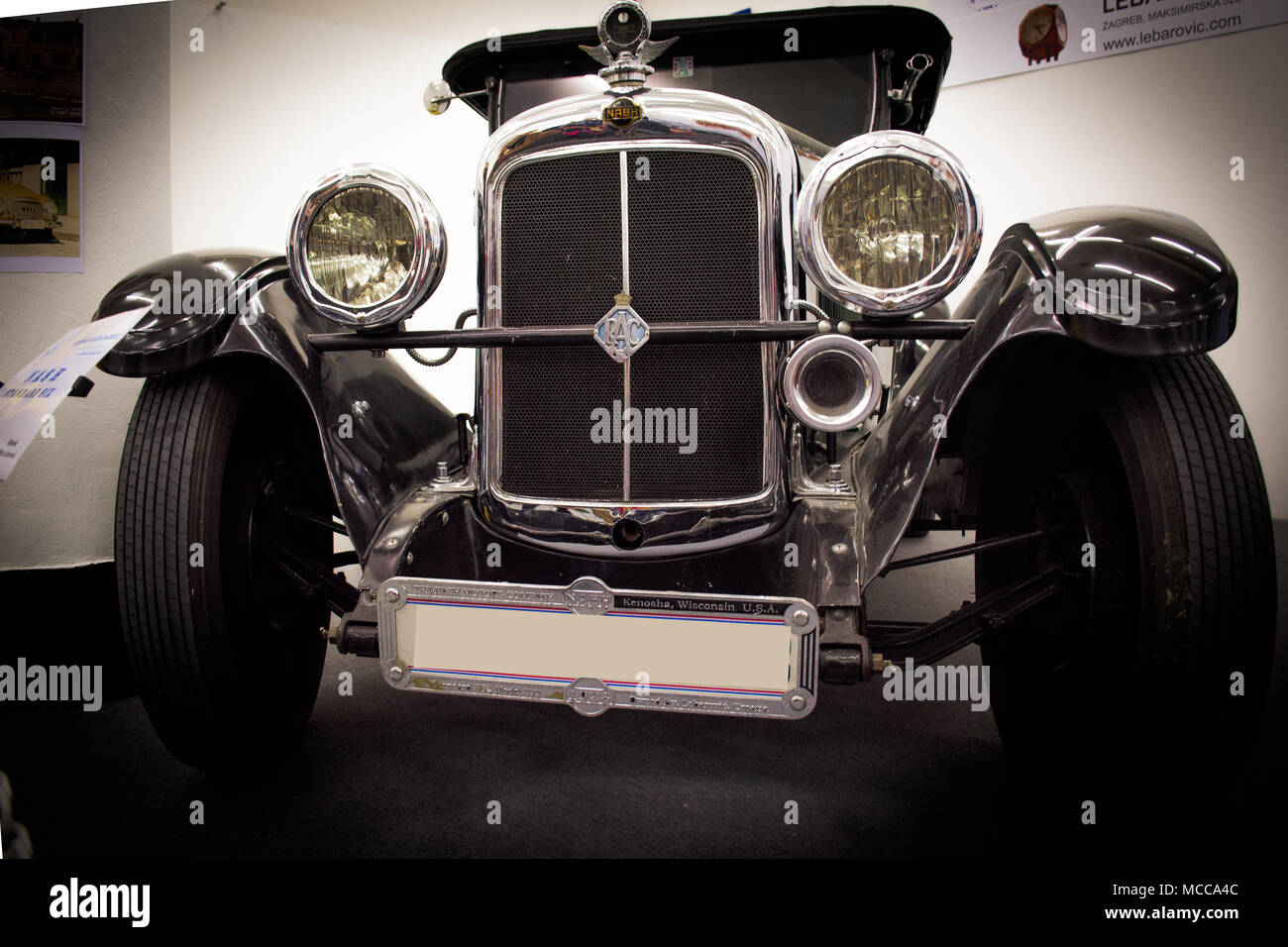 Nash Car from 1928 presented in Zagreb Auto Show Stock Photo - Alamy