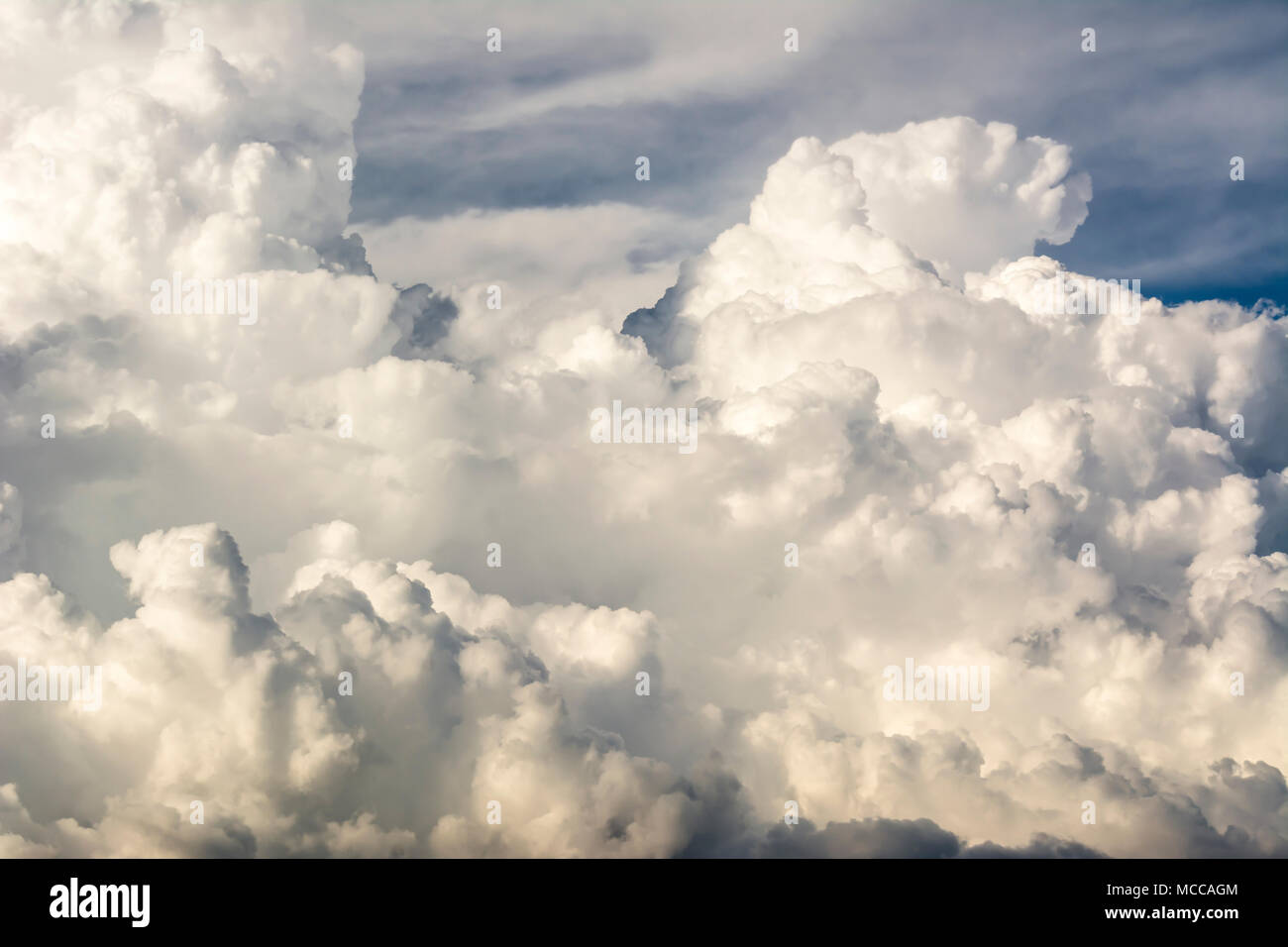 Clouds storm, cumulonimbus clouds, Rapid vertical growth mature ...