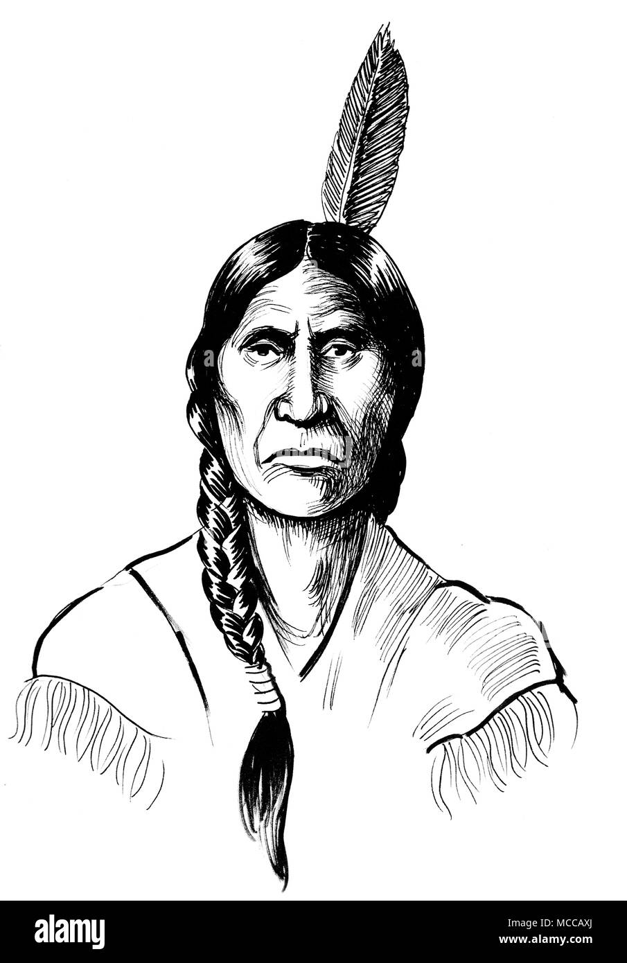 Aboriginal warrior illustration hi-res stock photography and images - Alamy