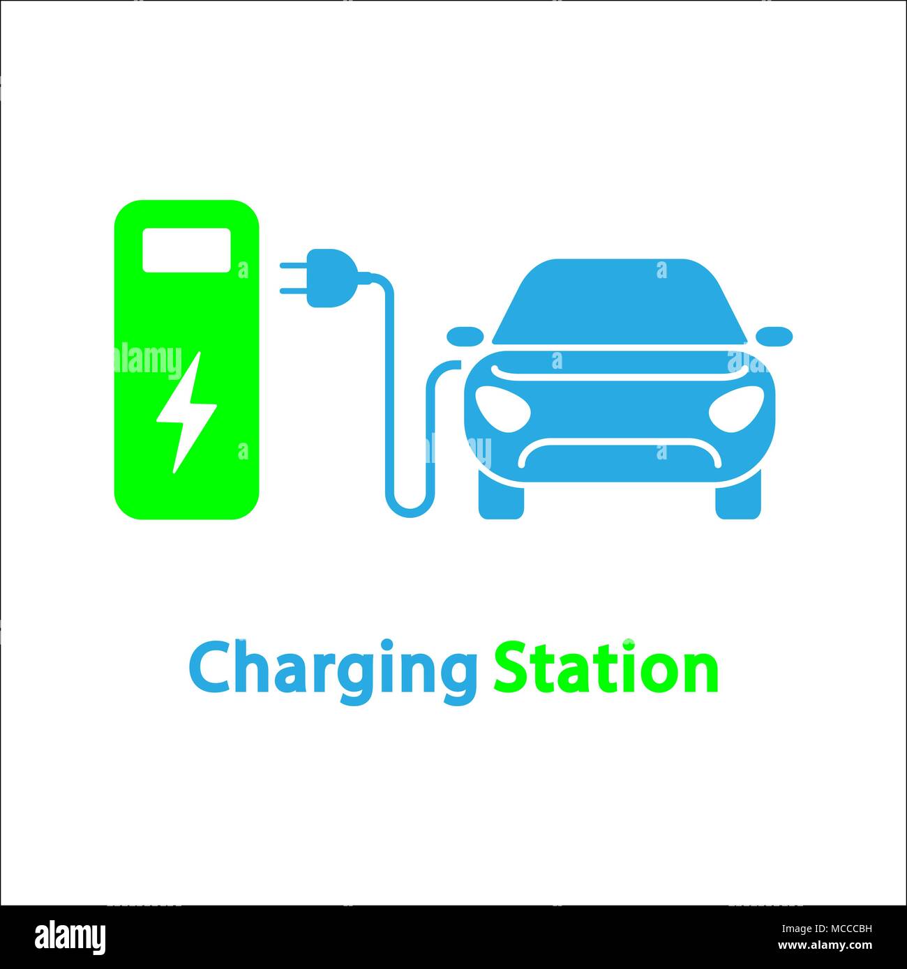 Electro car icon. Logo element illustration. Electro car symbol design ...