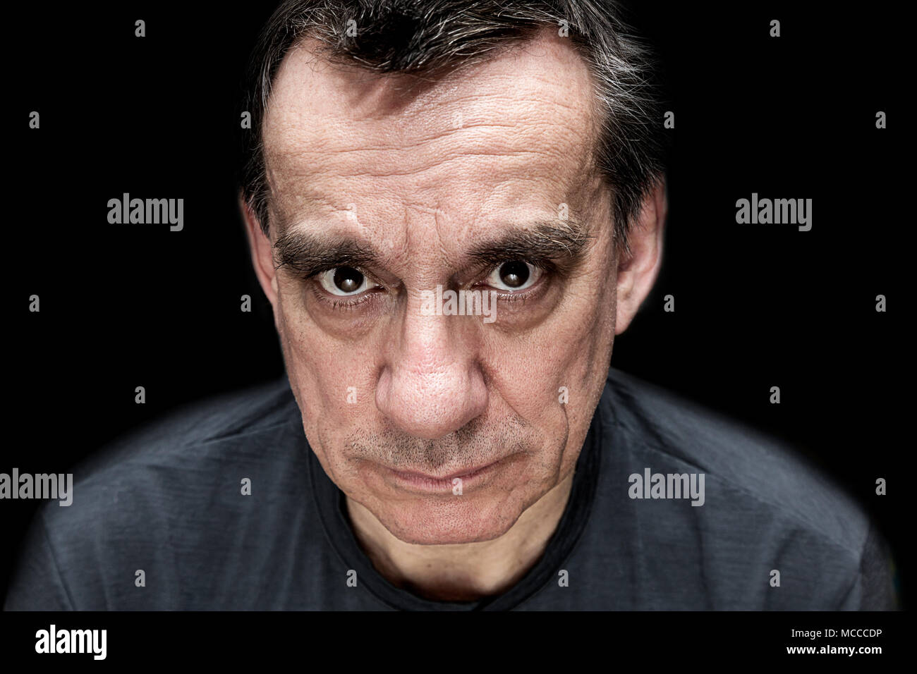 Dramatic face hi-res stock photography and images - Alamy