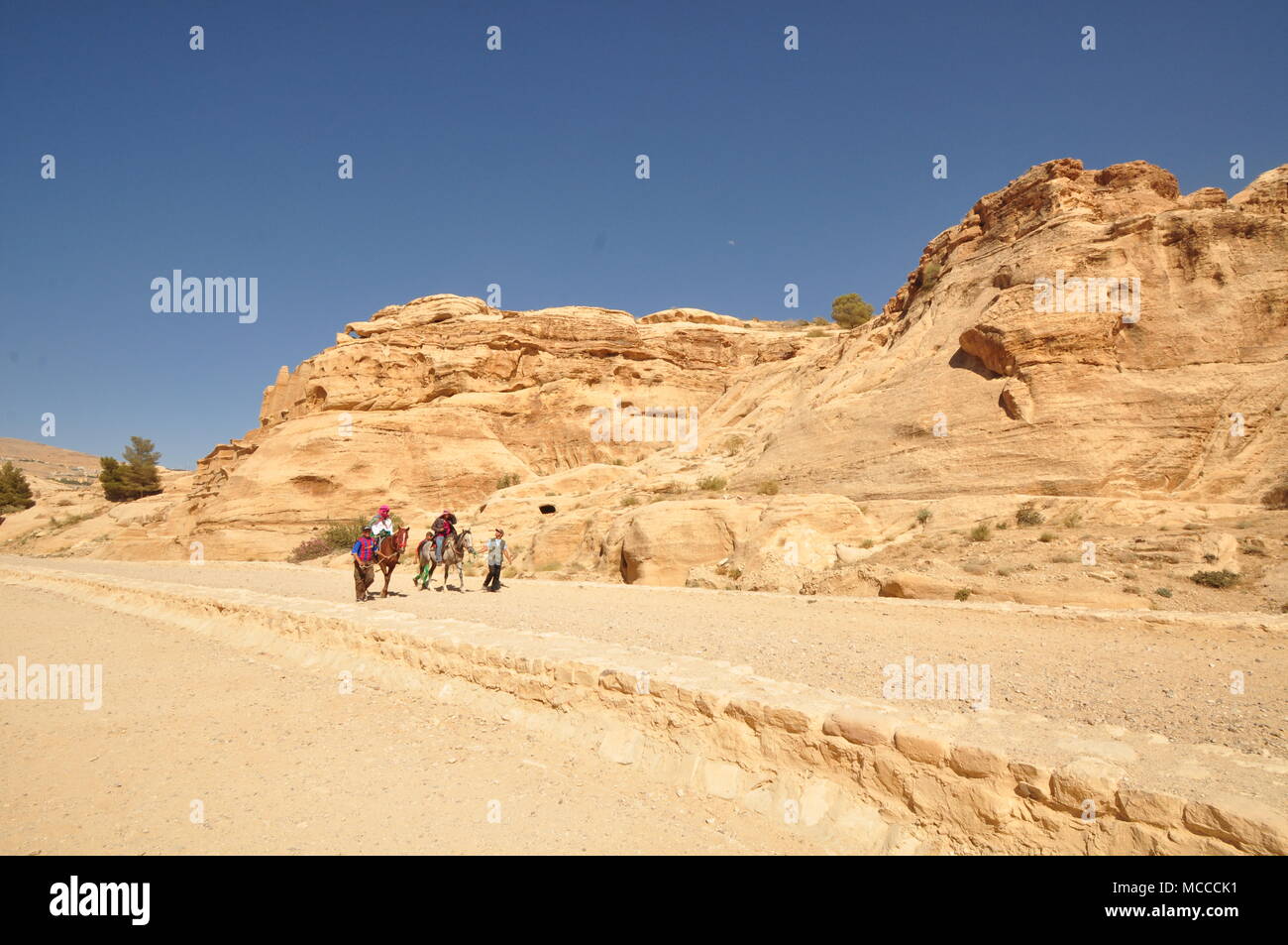 Ancient Rock carvings at Petra, Jordan Stock Photo - Alamy