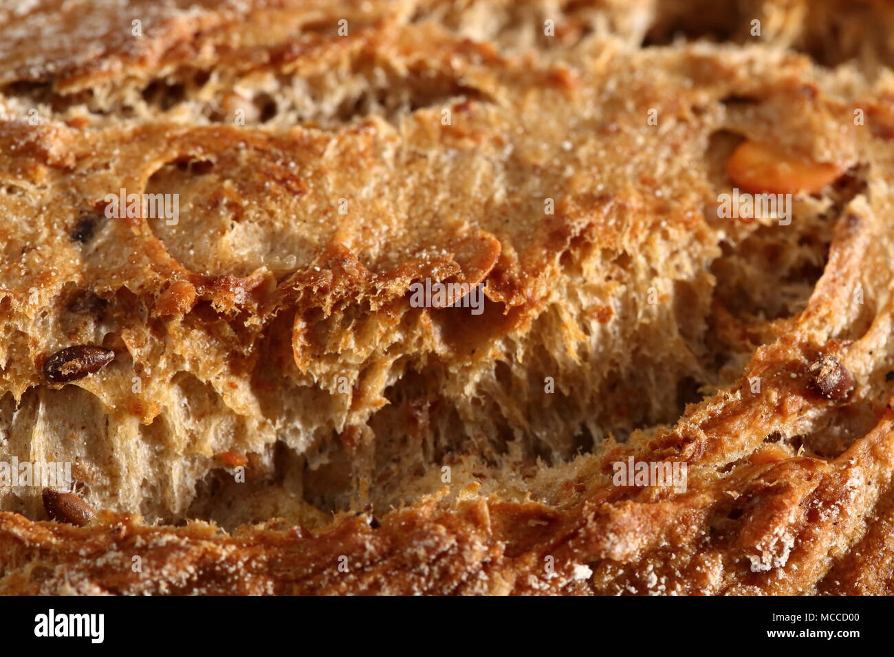 Fresh cracked bread with a crunchy crust to one of the best delicacies ...