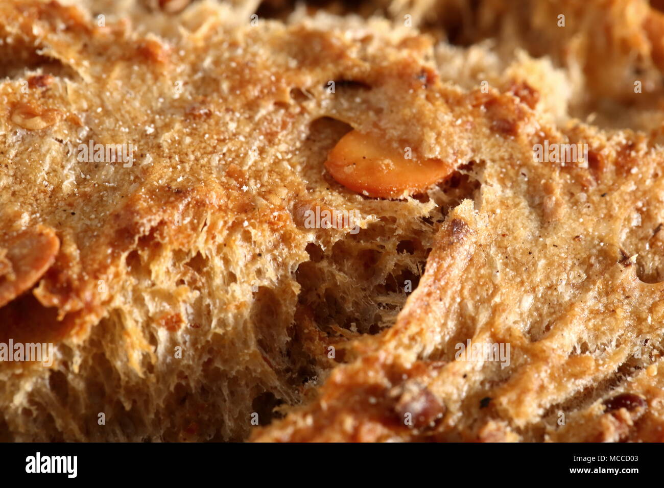 Fresh cracked bread with a crunchy crust to one of the best delicacies ...