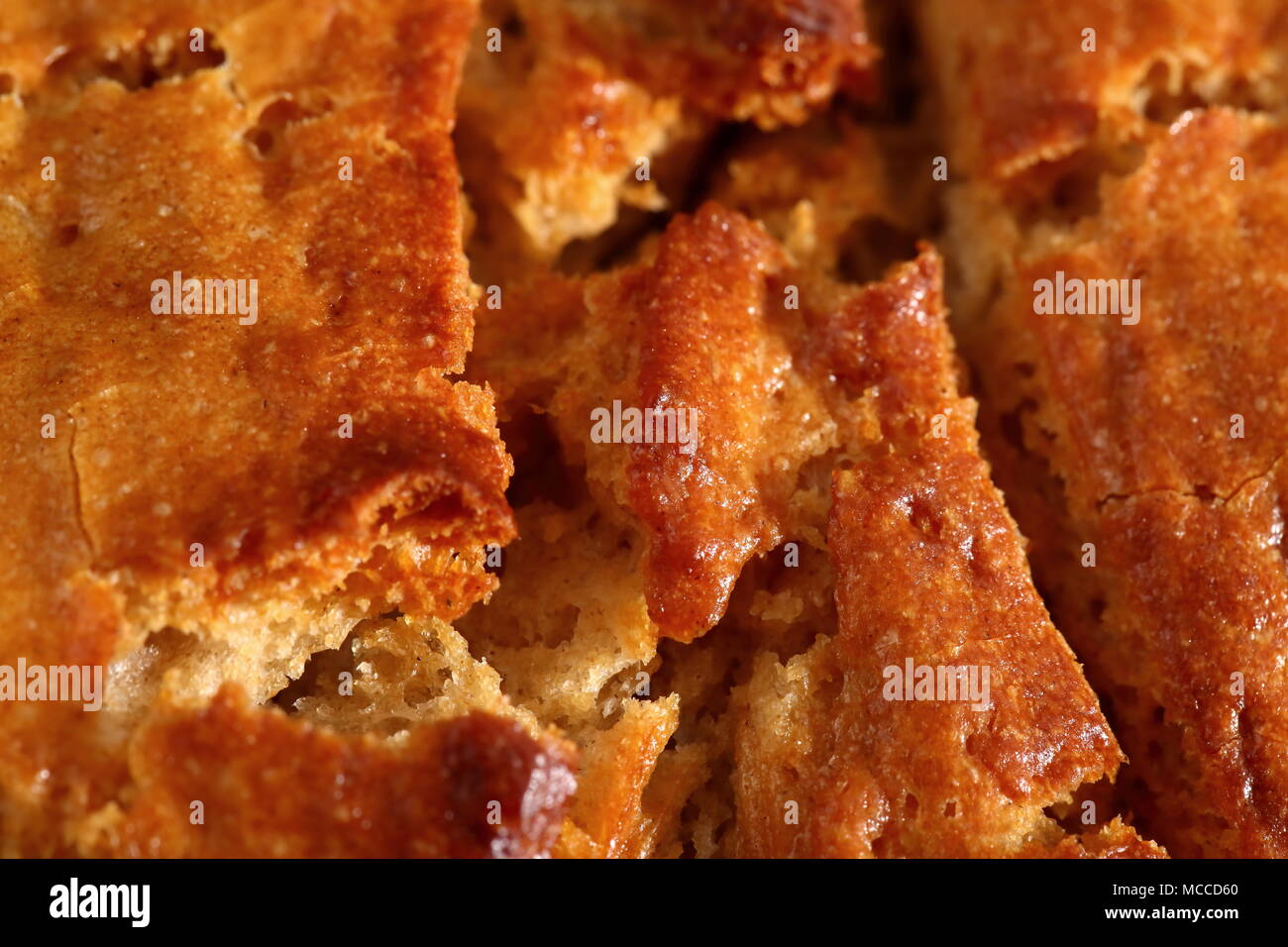 Fresh cracked bread with a crunchy crust to one of the best delicacies ...