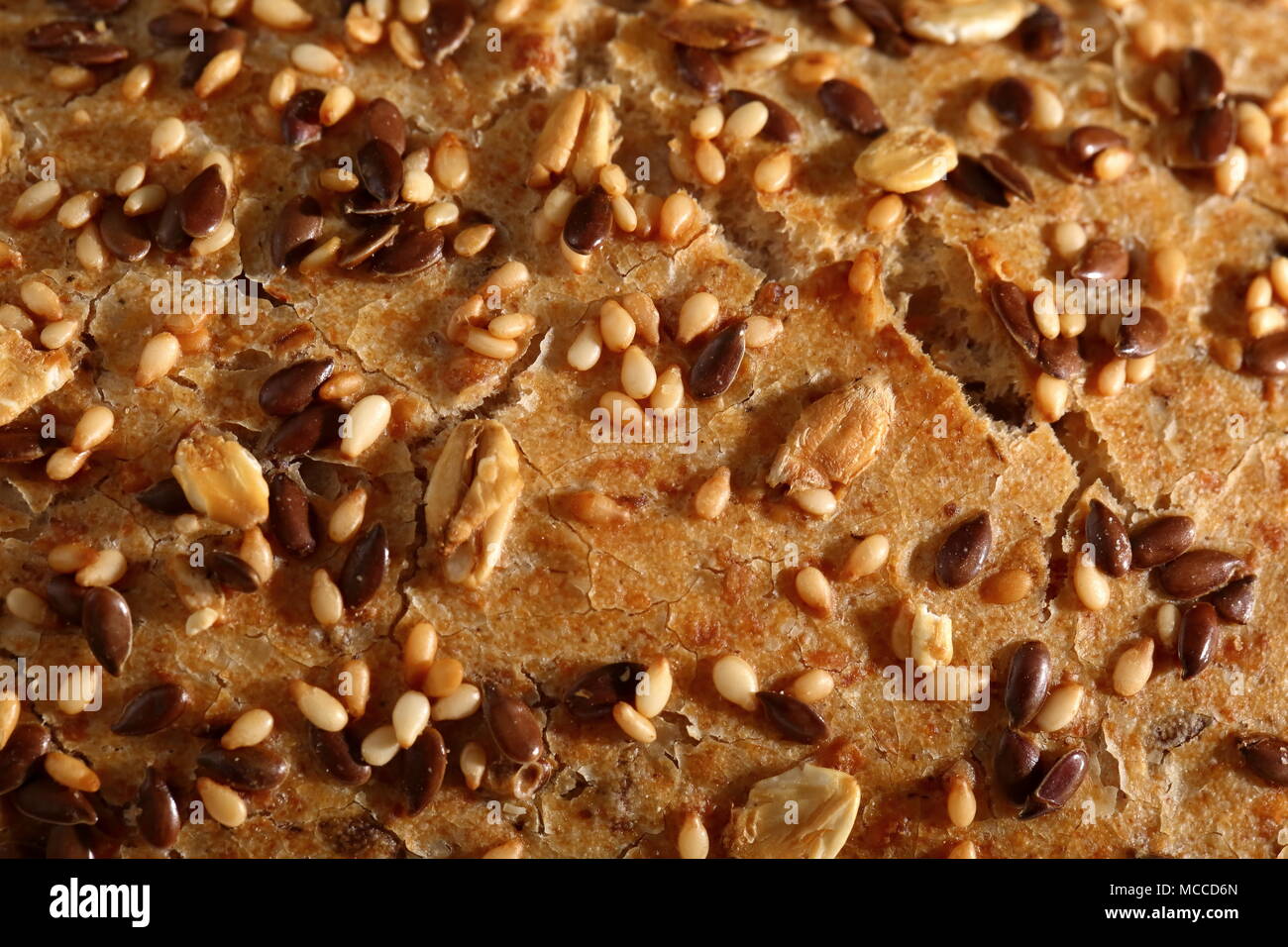Bread with many grains is an unusual delicacy for those who like to ...