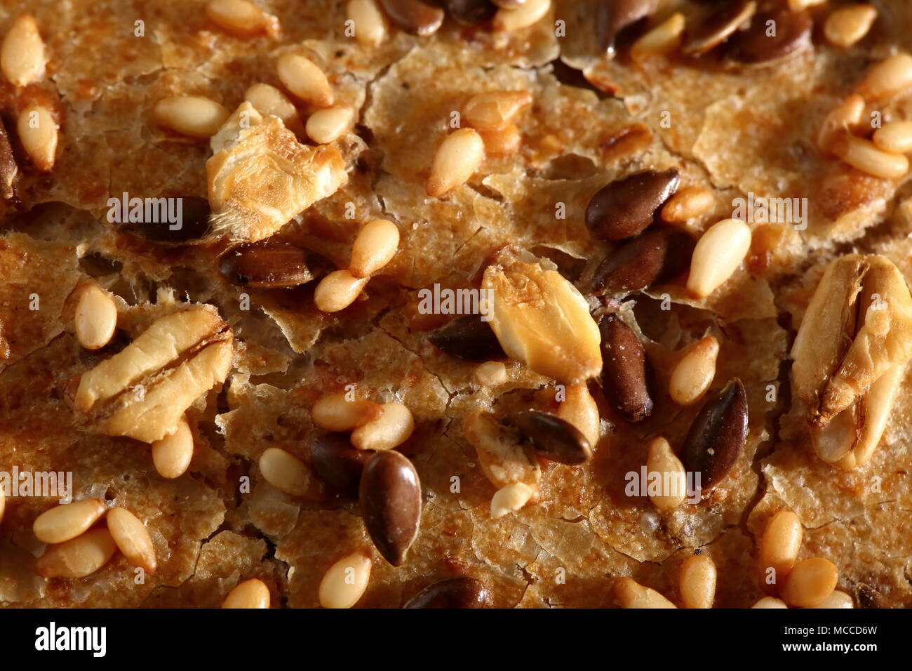 Bread with many grains is an unusual delicacy for those who like to ...