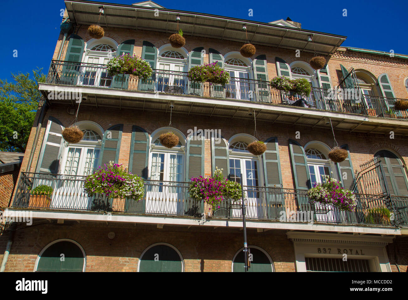 French Quarter architecture, New Orleans, Louisiana, United States ...
