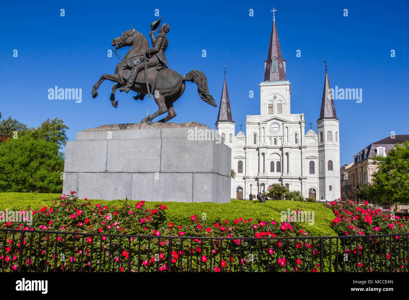 St louis cathedral, jackson square hi-res stock photography and images ...
