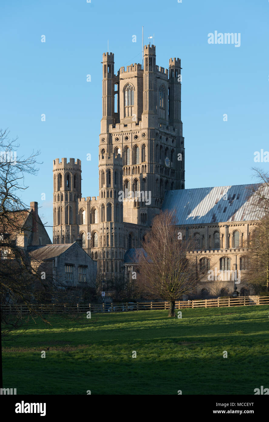 Ely Cathedral - exterior Stock Photo - Alamy