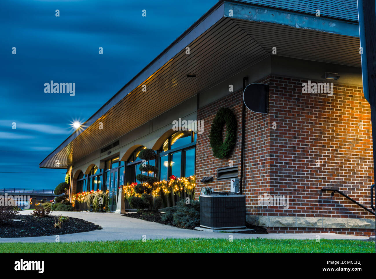 UTICA, NY, USA - JAN. 22, 2018: Utica Historic Marina or as locally ...