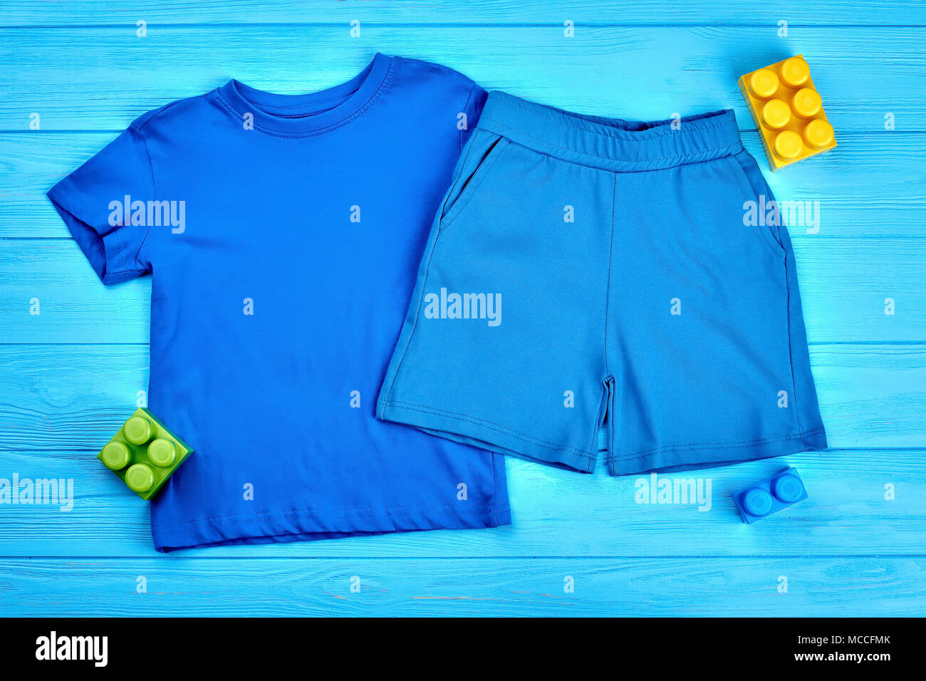 Toddler boy cotton clothes background Stock Photo - Alamy