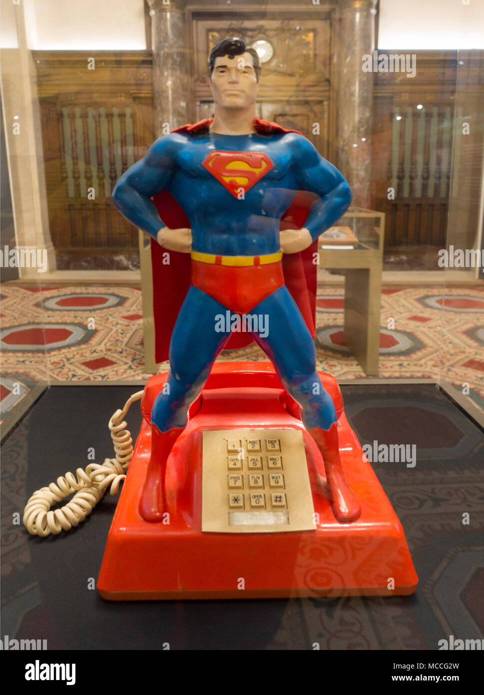 Superman comic book old hi-res stock photography and images - Alamy