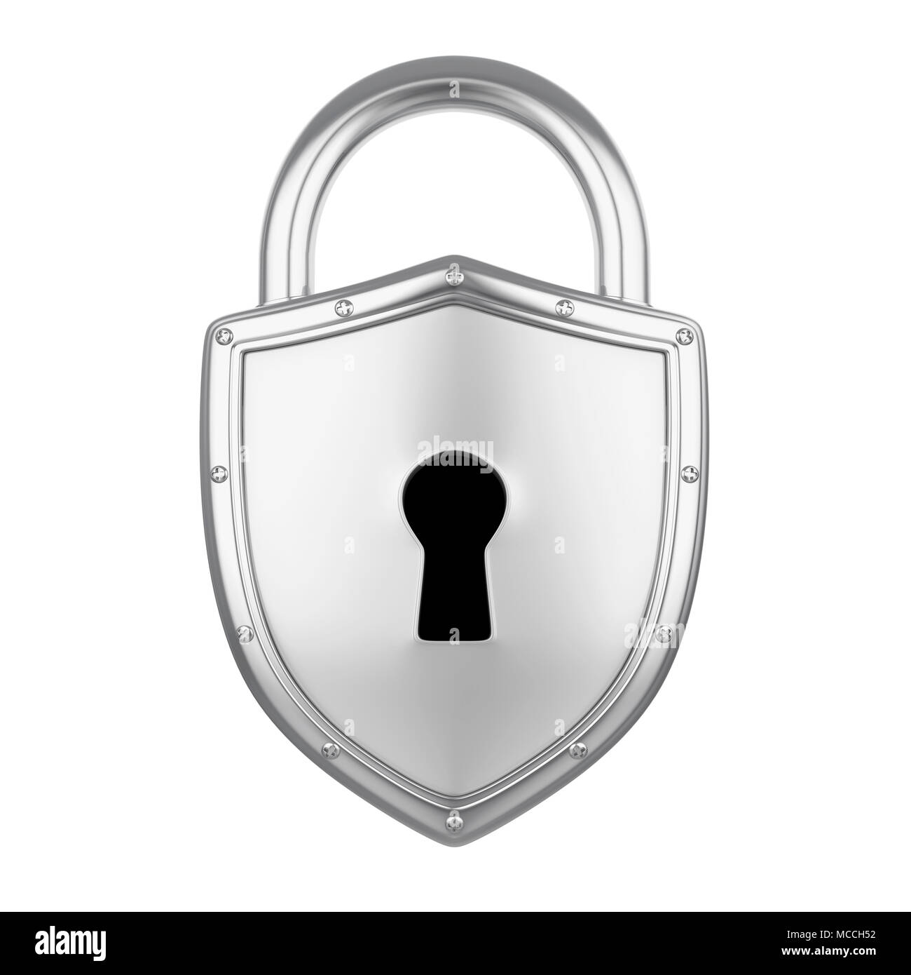 Shield padlock hi-res stock photography and images - Alamy