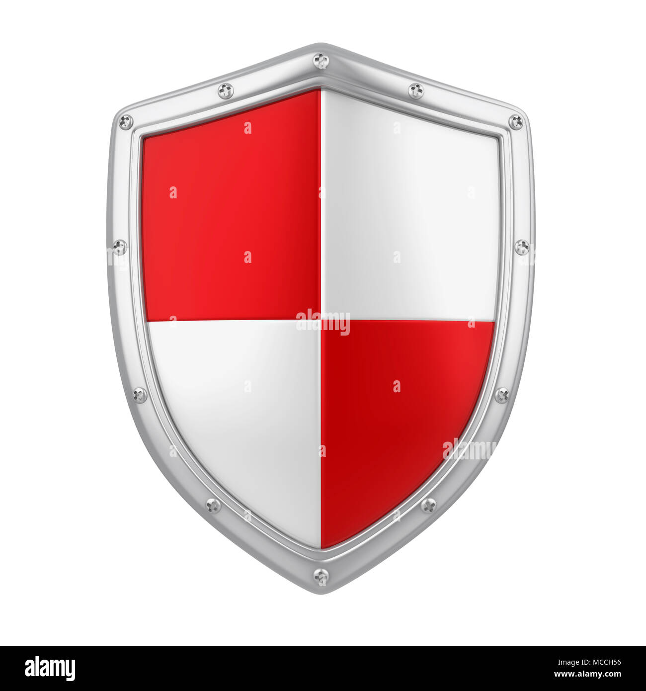 Metal Shield Isolated Stock Photo - Alamy