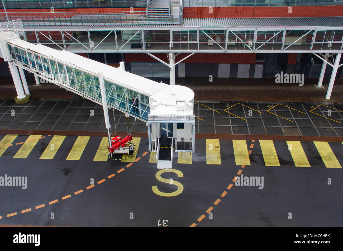 Cruise ship gangway entrance hi-res stock photography and images - Alamy