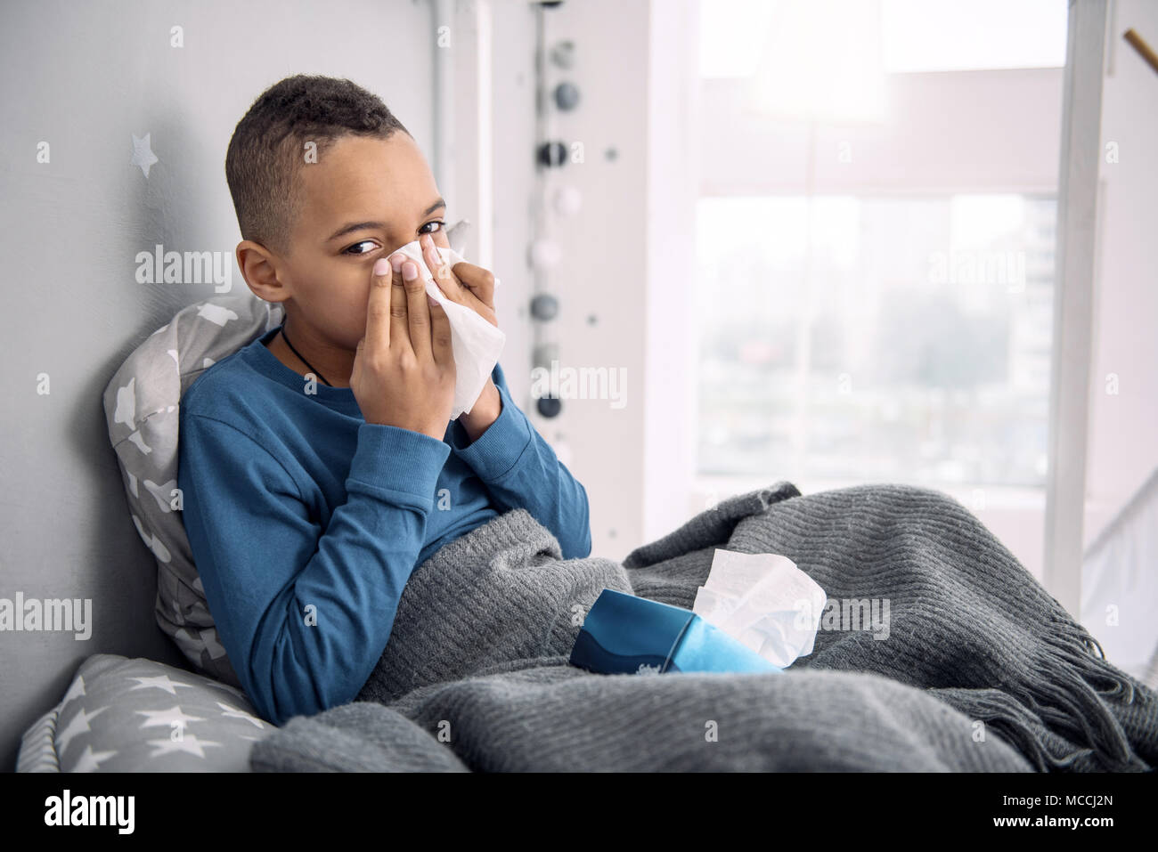 Cold medicine kid nose hi-res stock photography and images - Alamy