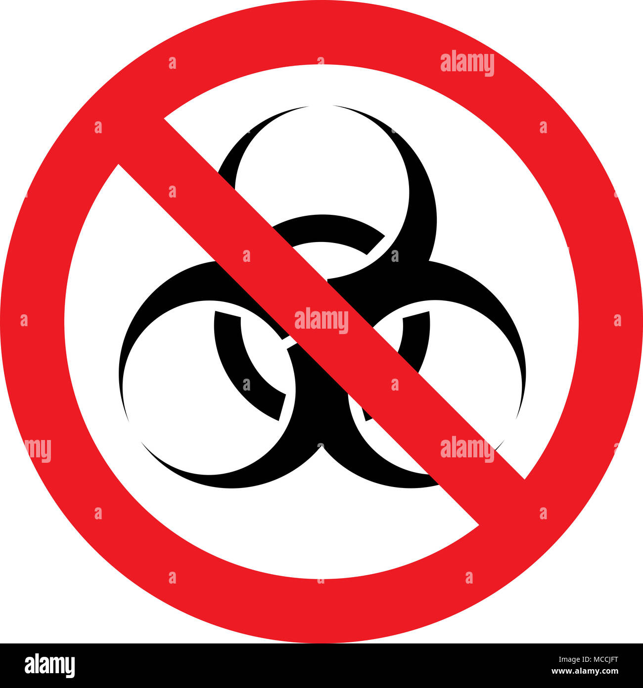 Biohazard Symbol Black And Red Stock Photos & Biohazard Symbol Black ...
