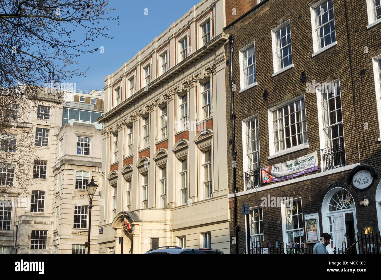 The former Italian Hospital (Ospedale Italiano) in Queen Square, London ...