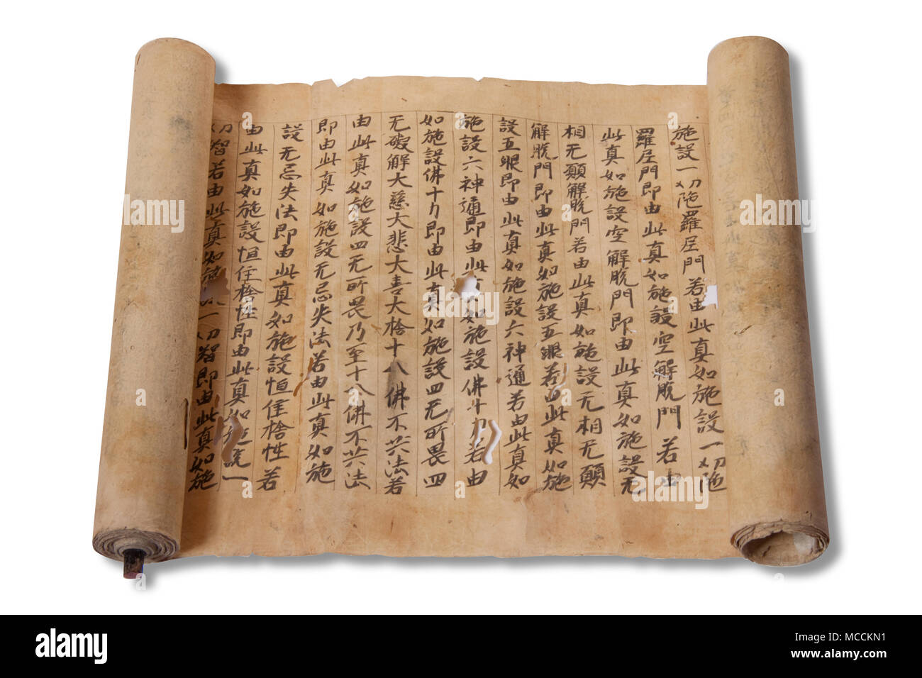 Old Scroll With Writing