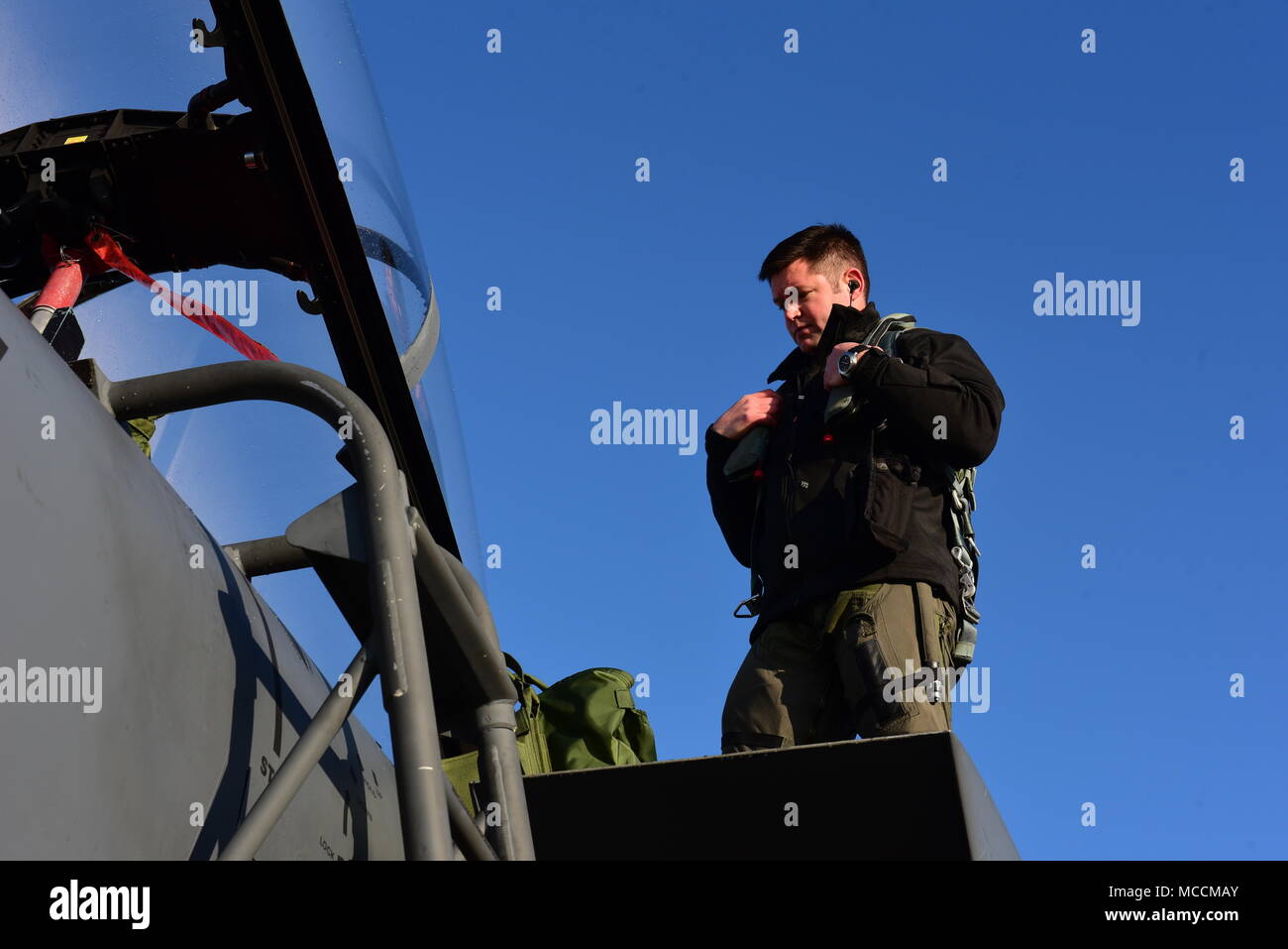 Maj. Wade Maulsby, 334th Fighter Squadron pilot, and 1st Lt. Mathew ...