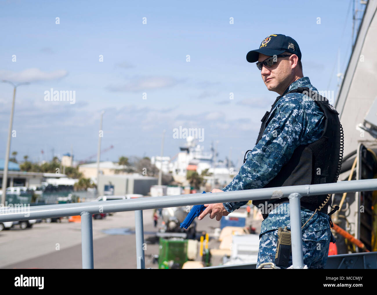 JACKSONVILLE, Fla. (Feb. 7, 2018) Senior Chief Fire Controlman Ernest ...