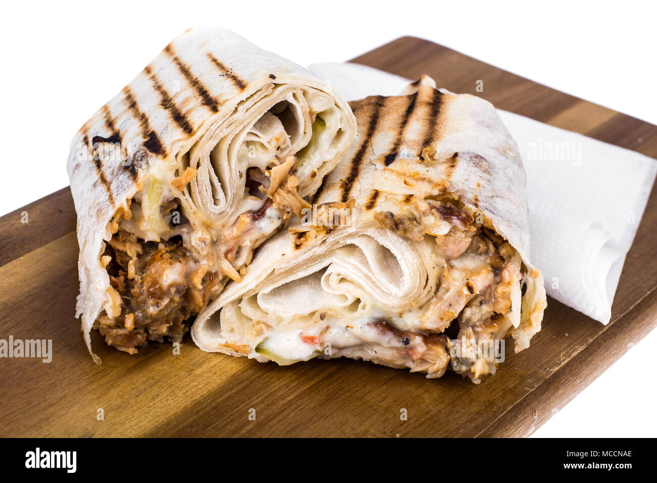 Shawarma roll hi-res stock photography and images - Alamy