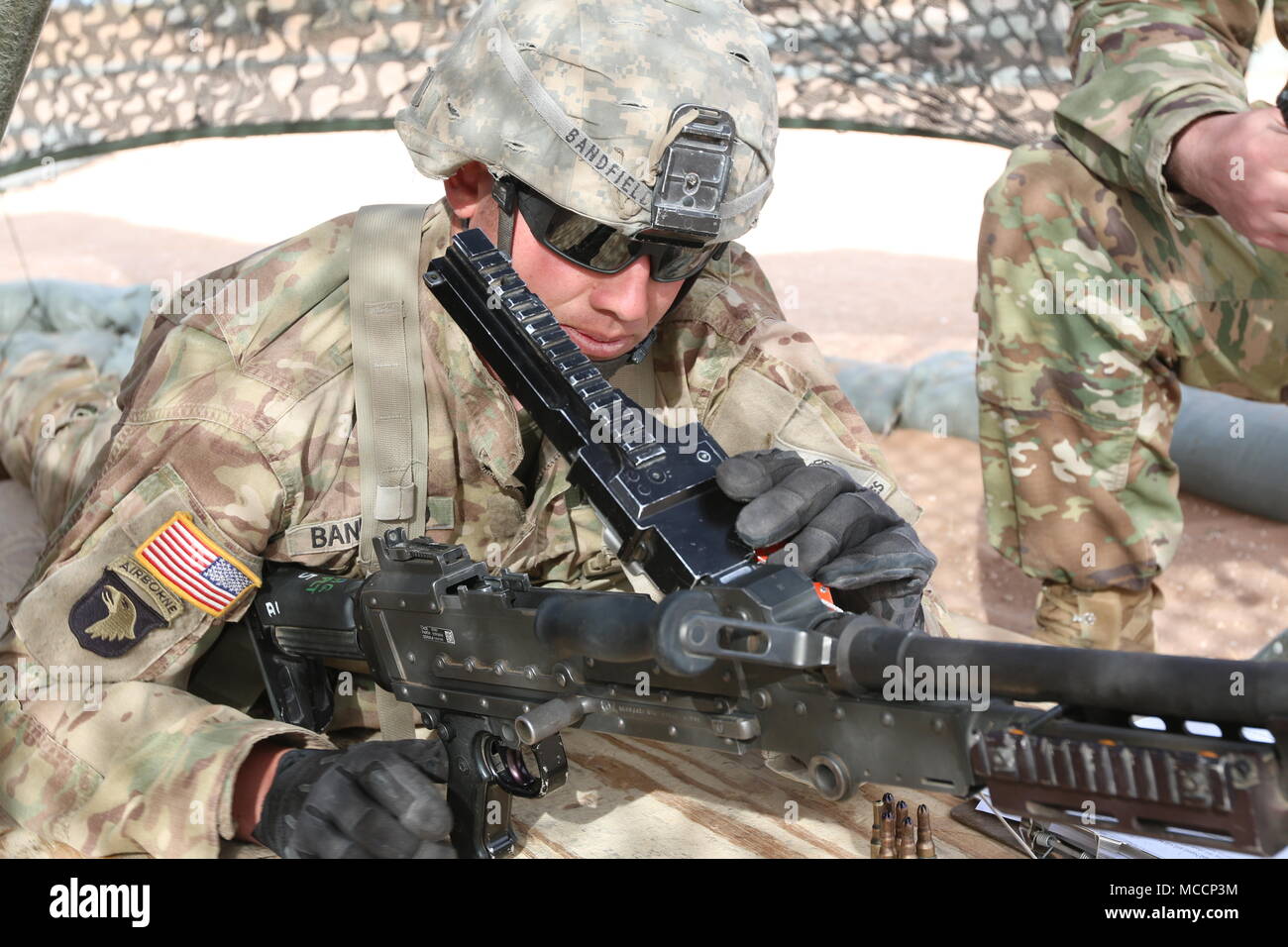 2nd Lt. Isaac Bandfield, infantry officer, 1st Battalion, 77th Armored ...