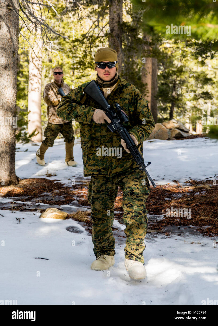 U.S. Marine Corps Lance Cpl. Tristan C. Owens, a low altitude air ...