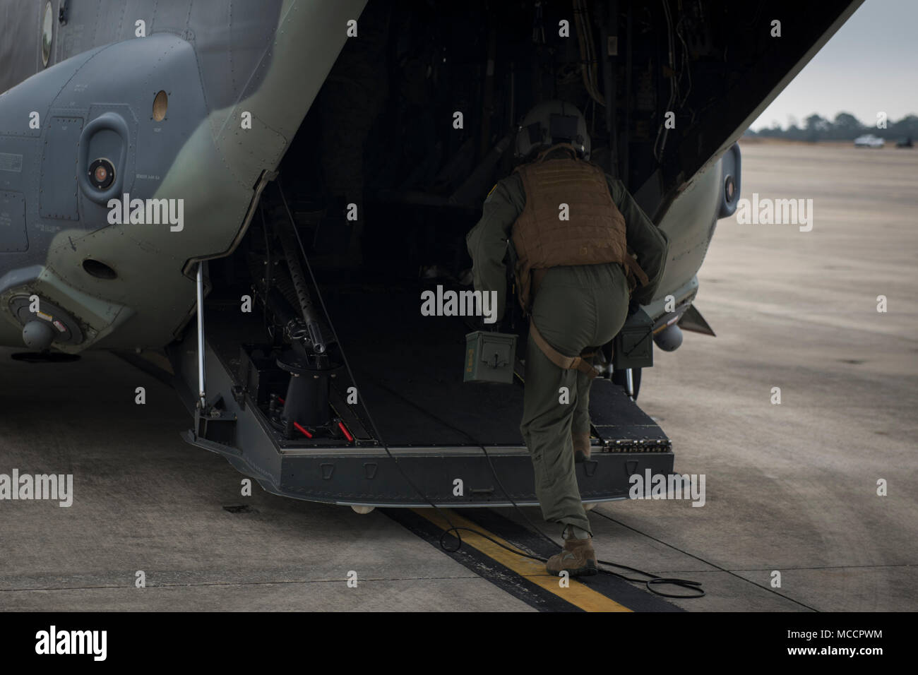 Aircrew members with the 8th Special Operations Squadron conduct pre ...