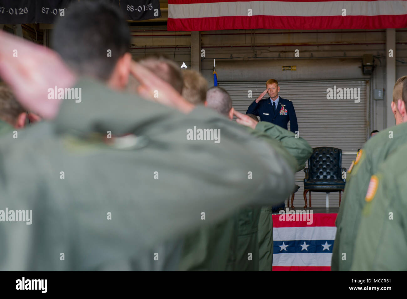 Air Commandos attend the 15th Special Operations Squadron change of ...