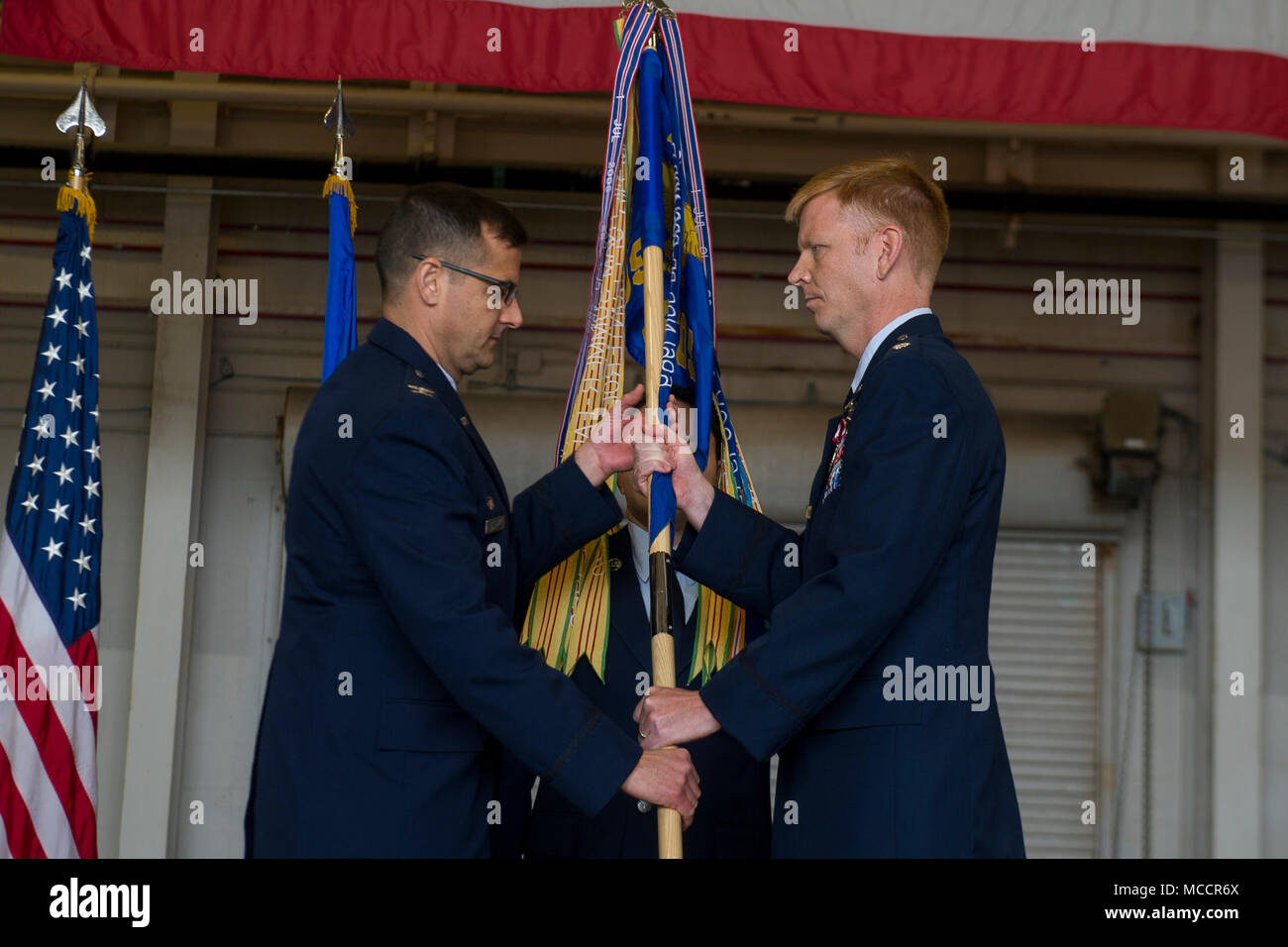 Air Commandos attend the 15th Special Operations Squadron change of ...