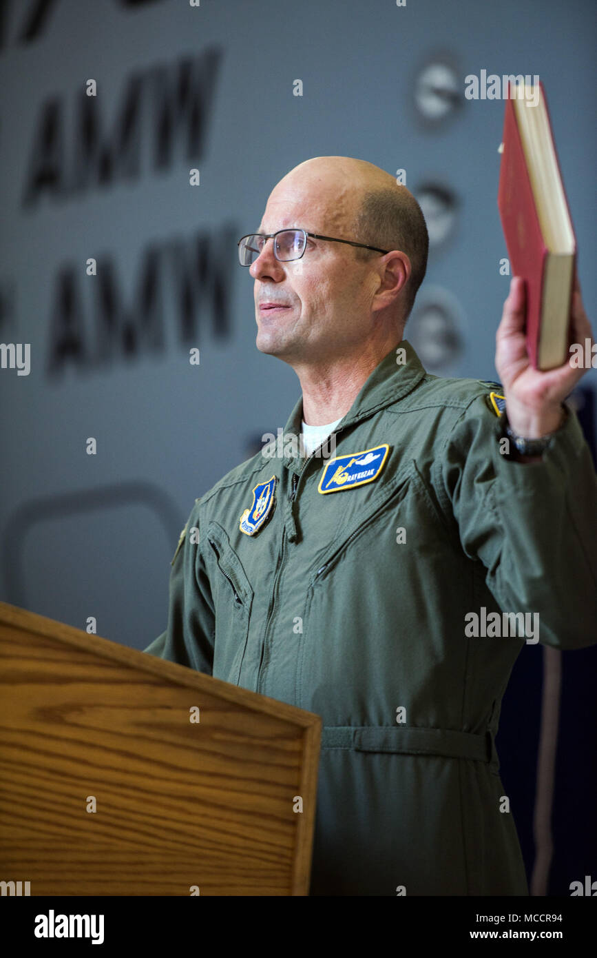 U.S. Air Force Col. Raymond Kozak, 349th Air Mobility Wing commander ...