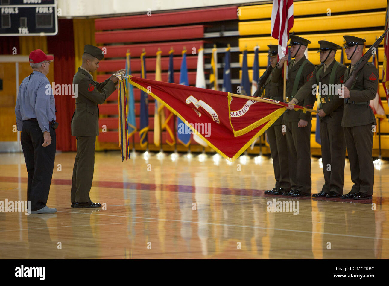 A U.S. Marine with 2nd Marine Division (2d MARDIV) and a 2d MARDIV ...