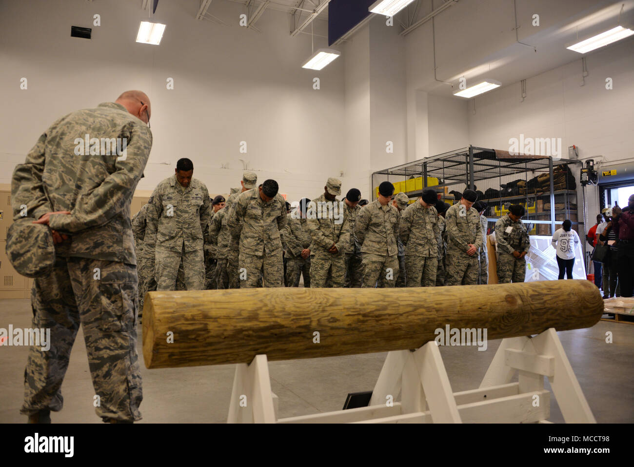 U.S. Air Force 165th Security Forces Airmen trekked two miles in a "Log ...