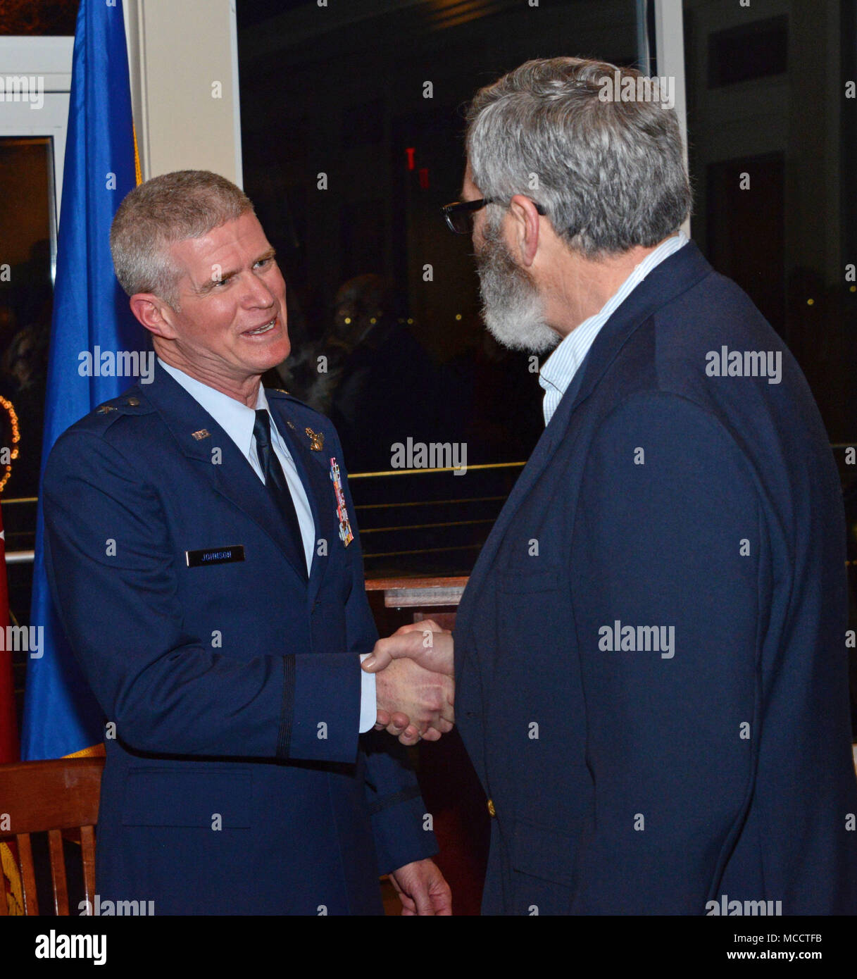 Brig. Gen. Paul D Johnson, Vice Wing Commander of the 175th Wing ...
