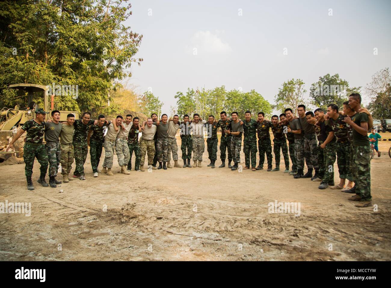 Members of the Royal Thai Army, U.S. Forces and Chinese People's ...